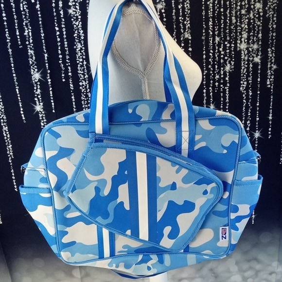 Dink Zone | Bags | Dink Zone Blue Camo Pickleball Bag | Poshmark